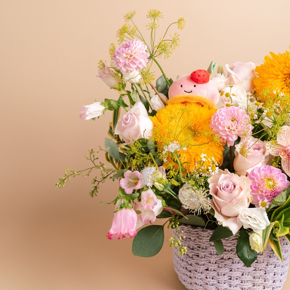 Pretty Patisserie Basket: Lasting Bouquets | Petite Fleur