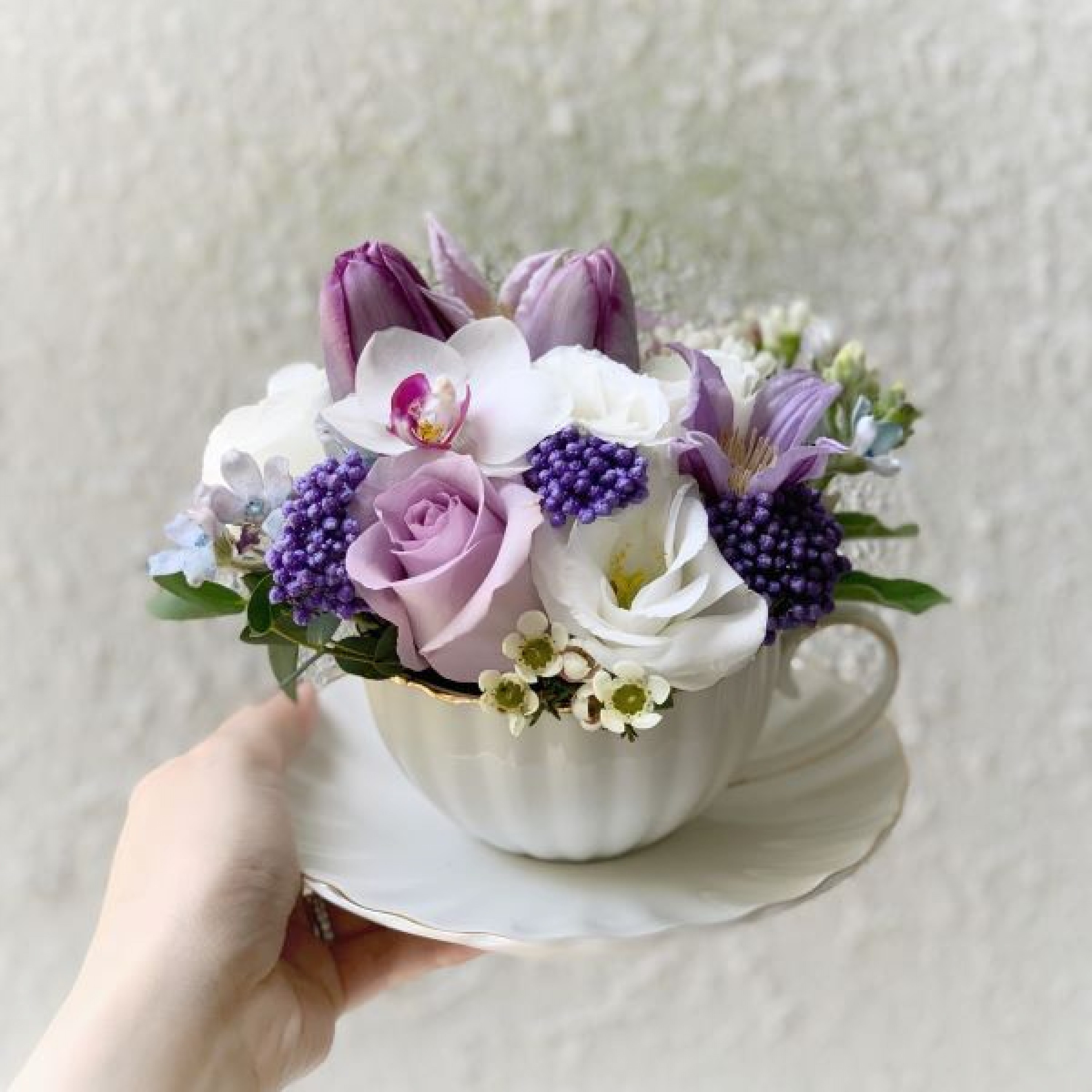 Fancy Floral Teacup