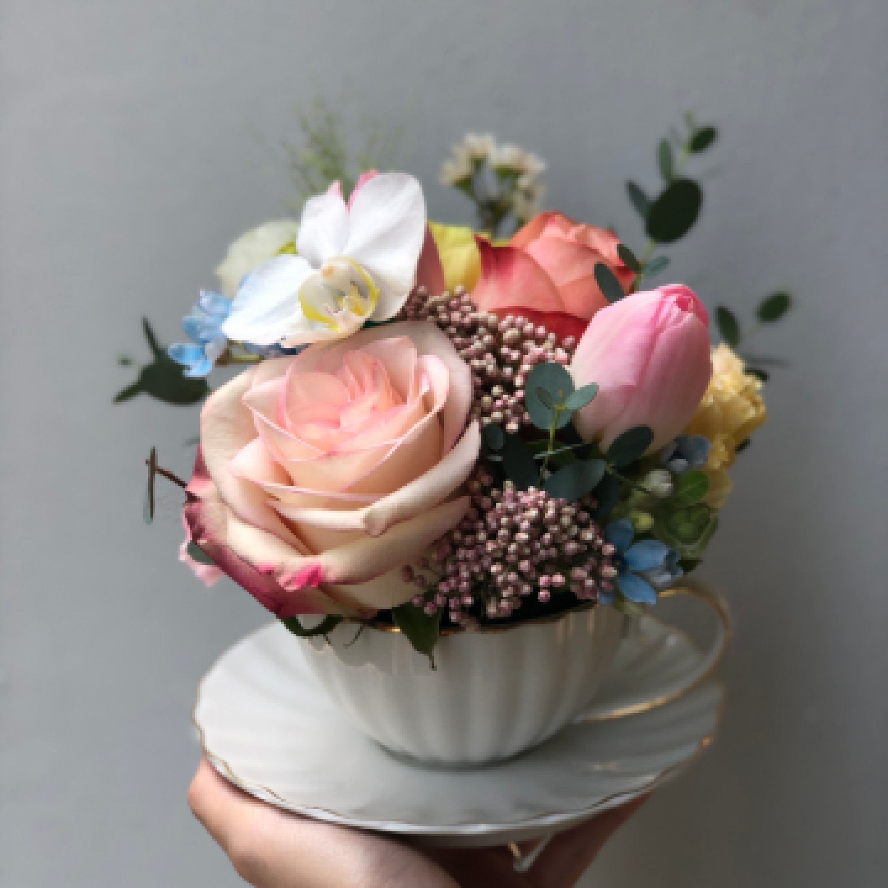 Fancy Floral Teacup